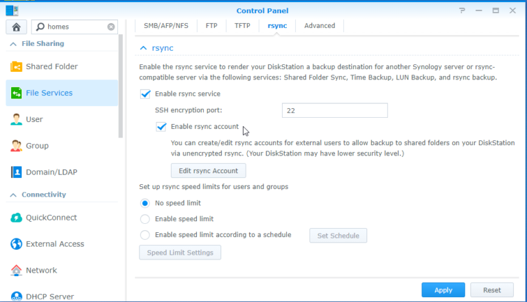 Backup Truenas To Synology Via Rsync Spencers Blog
